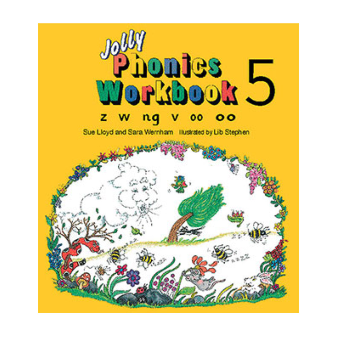 خرید کتاب Jolly Phonics Workbook 5 (z w ng v oo OO) | انتشارات جنگل